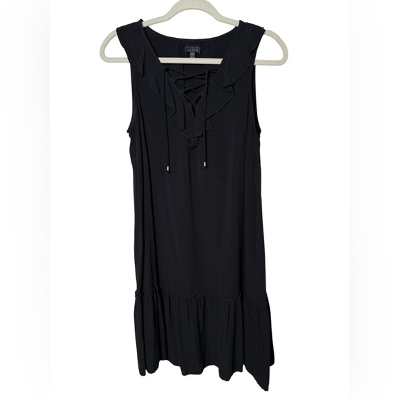 Kelly Renee | Dresses | Kelly Renee Elegant Black Ruffle Mini Dress ...